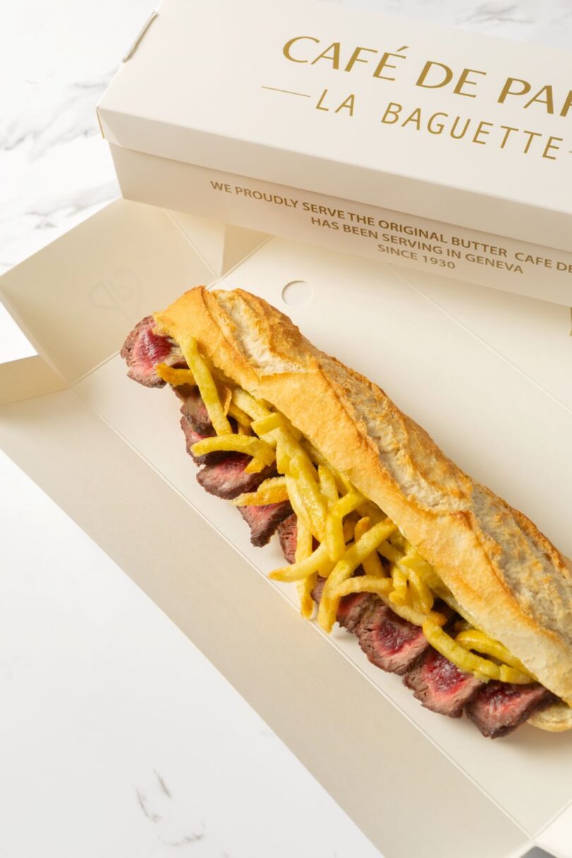 La baguette con entrecot que redefine lo gourmet.